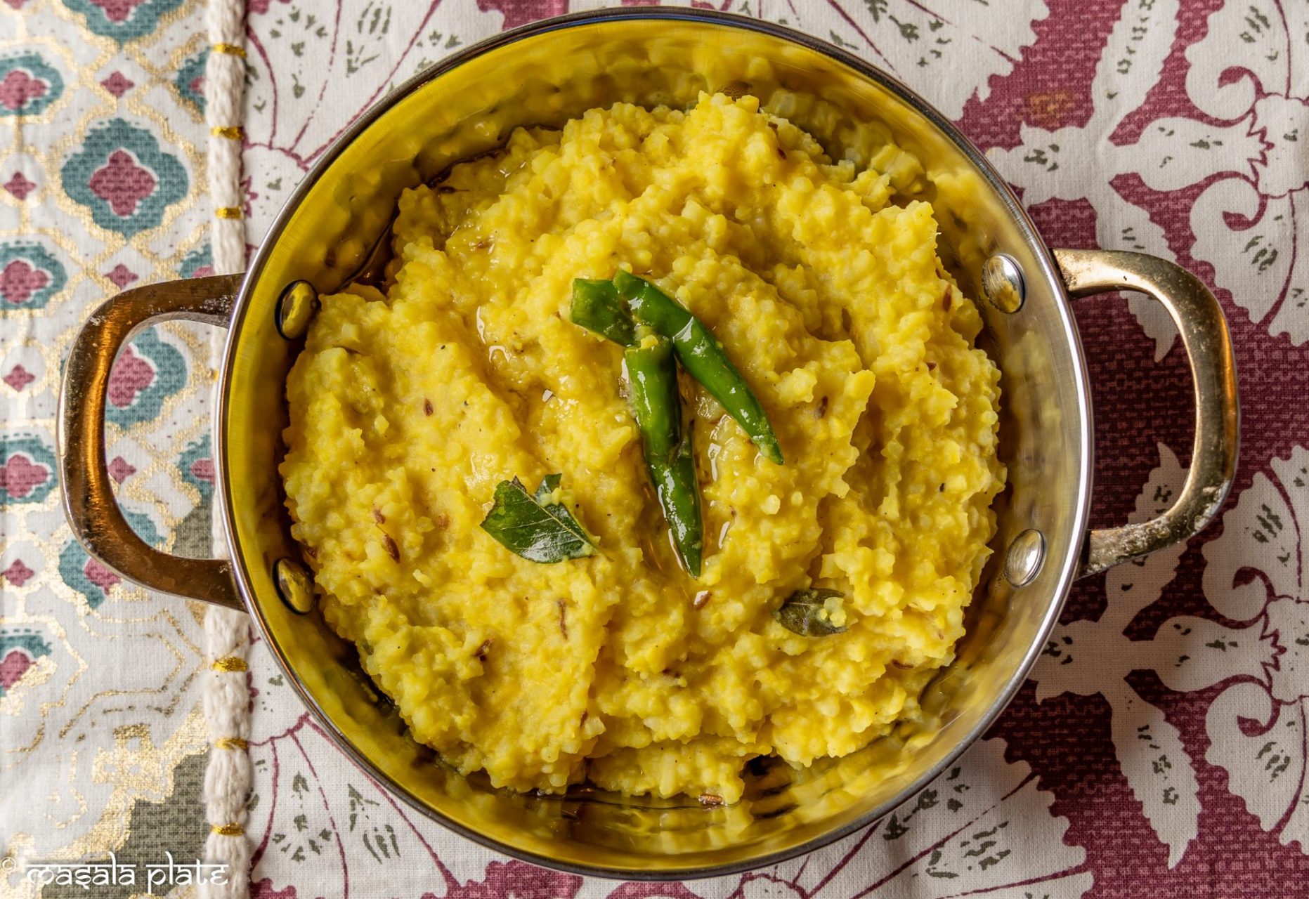 Khichdi (Rice and Lentil Porridge) — Masala Plate